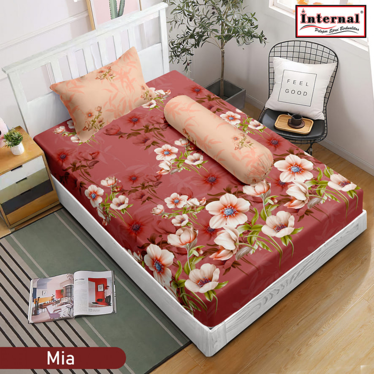 Internal Sprei Single 120 x 200 cm - Internal